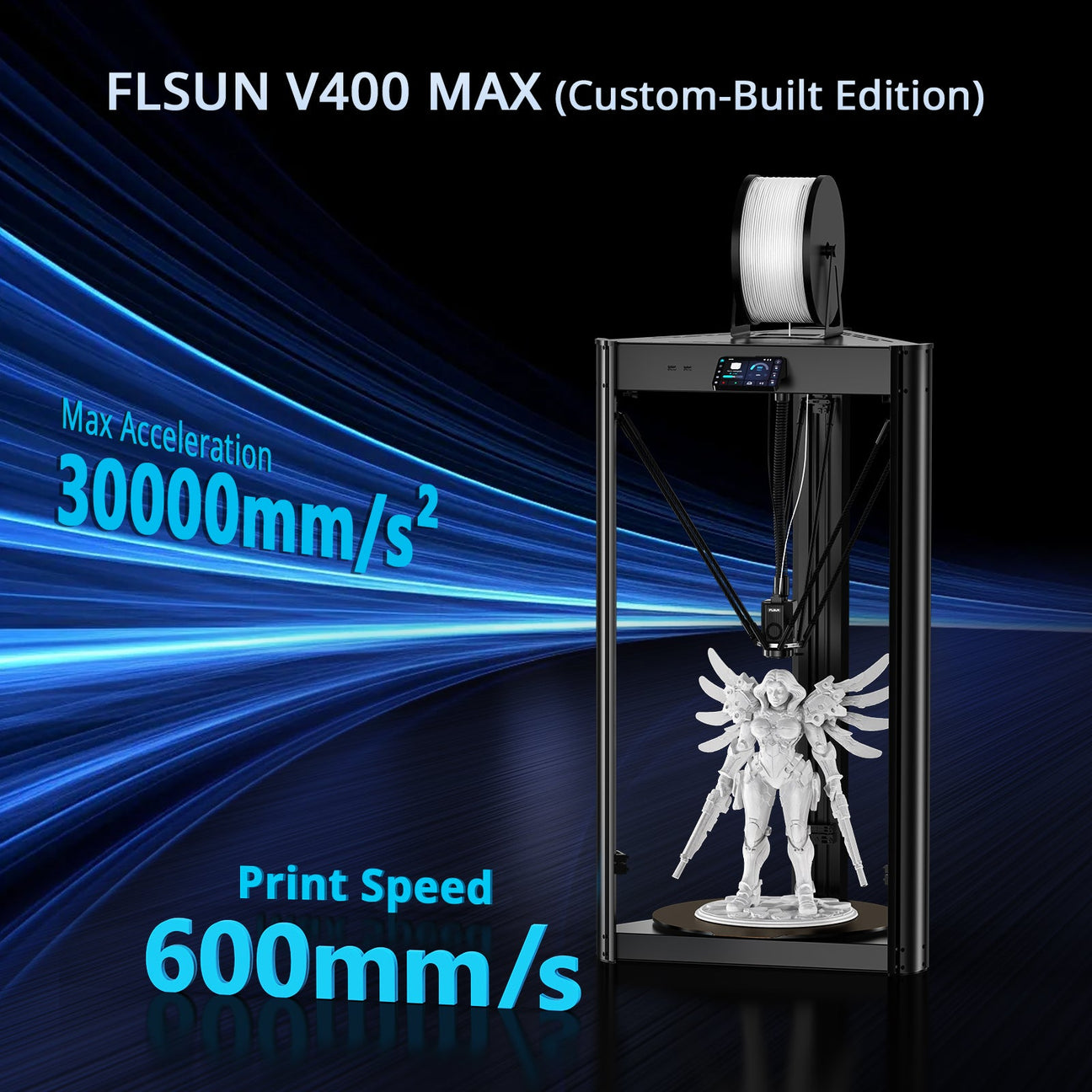 FLSUN V400 Max 3D Printer: Large-Format Printing at Lightning-Fast 600 ...